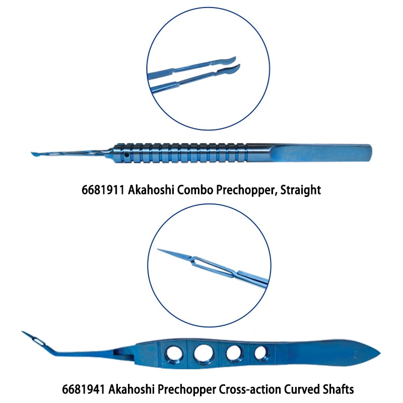 Akahoshi Combo Prechopper Ophthalmic Instrument Oftalmologia,Forceps & Needle Holders
