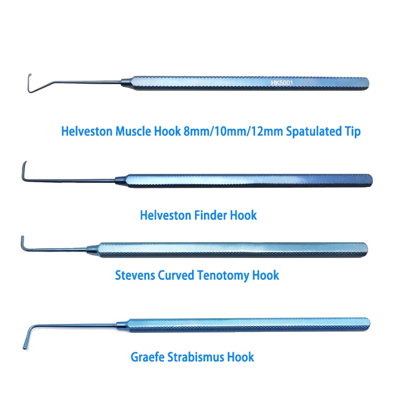 Strabismus Hooks Helveston Muscle Hook Stevens Curved Tenotomy Hook ...