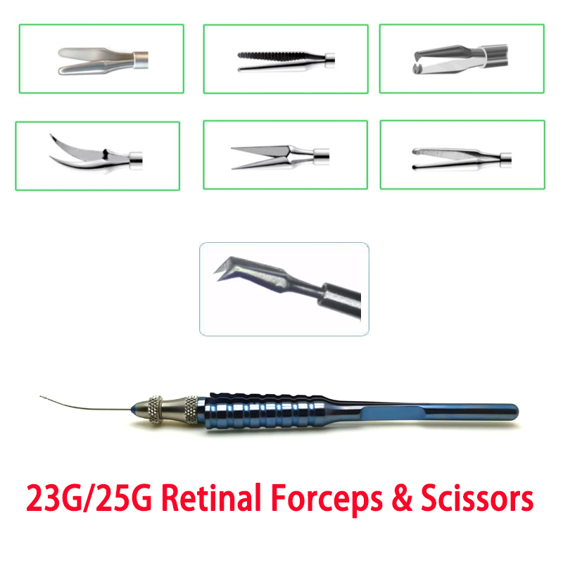 23G/25G Forceps Scissors Capsulorhexis Forceps Ophthalmic Instruments ...