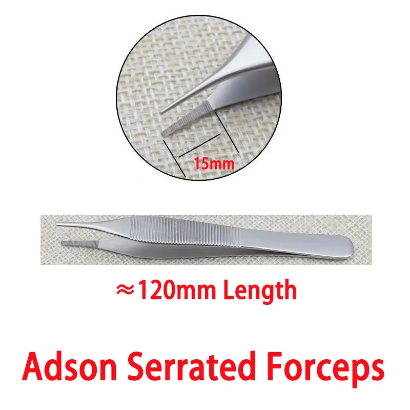 Adson Tissue Forceps Rhinoplasty Cartilage Thumb Forcep Plastic Surgery ...