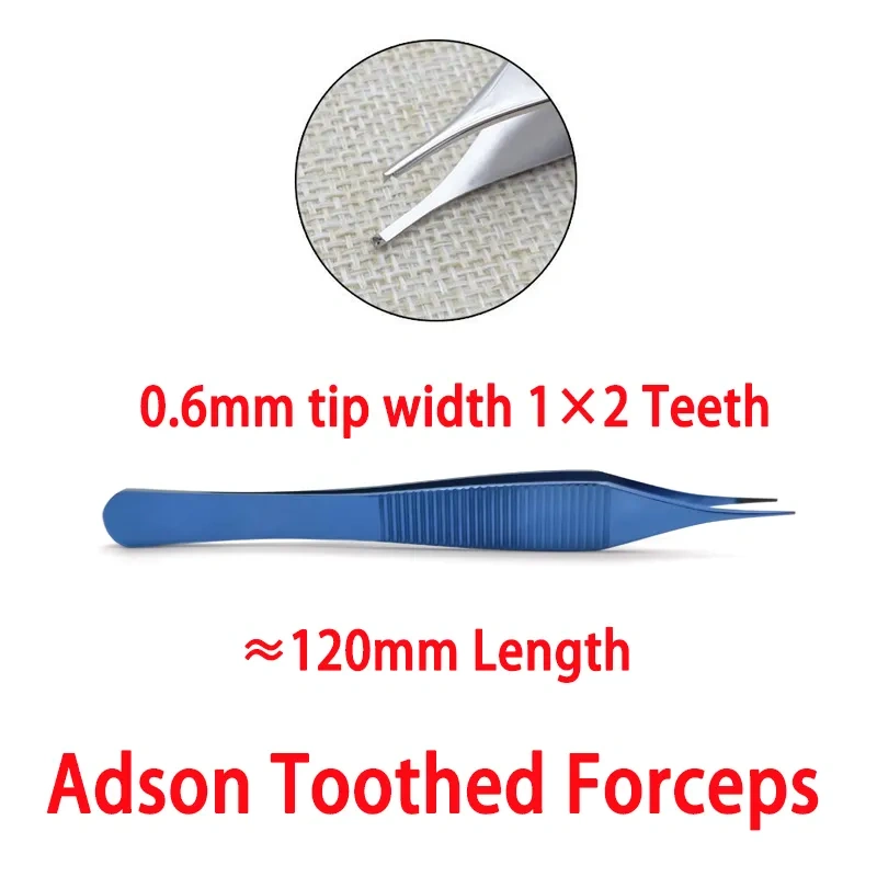 Adson Tissue Forceps Rhinoplasty Cartilage Thumb Forcep Plastic Surgery Tweezers Ocularplastic,