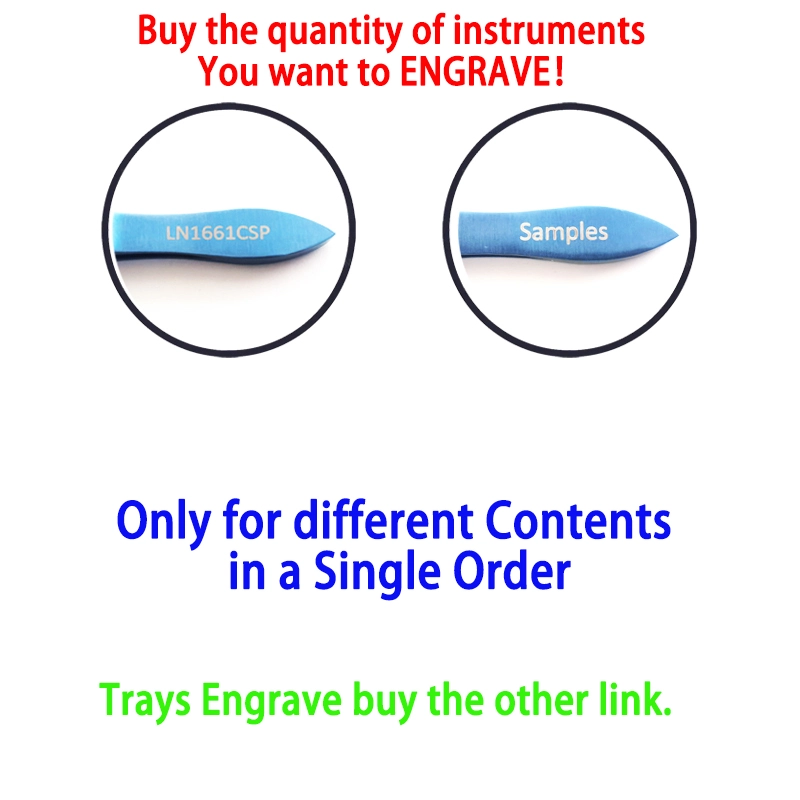 Laser Engrave Service for Instruments Tell us what you want to Engrave