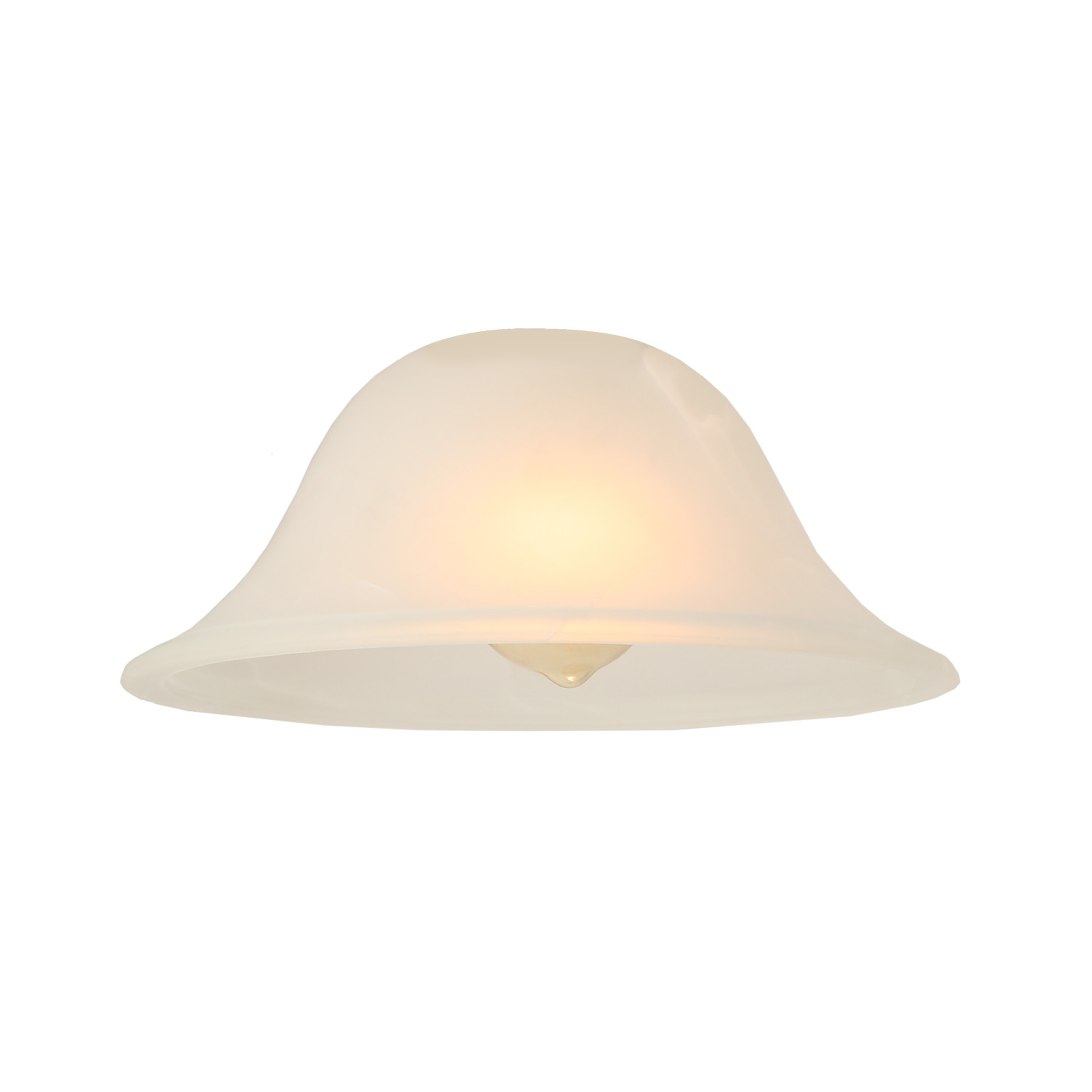 6 Pack Bell Shaped Glass Shade Alabaster Light Fixture Shades ...