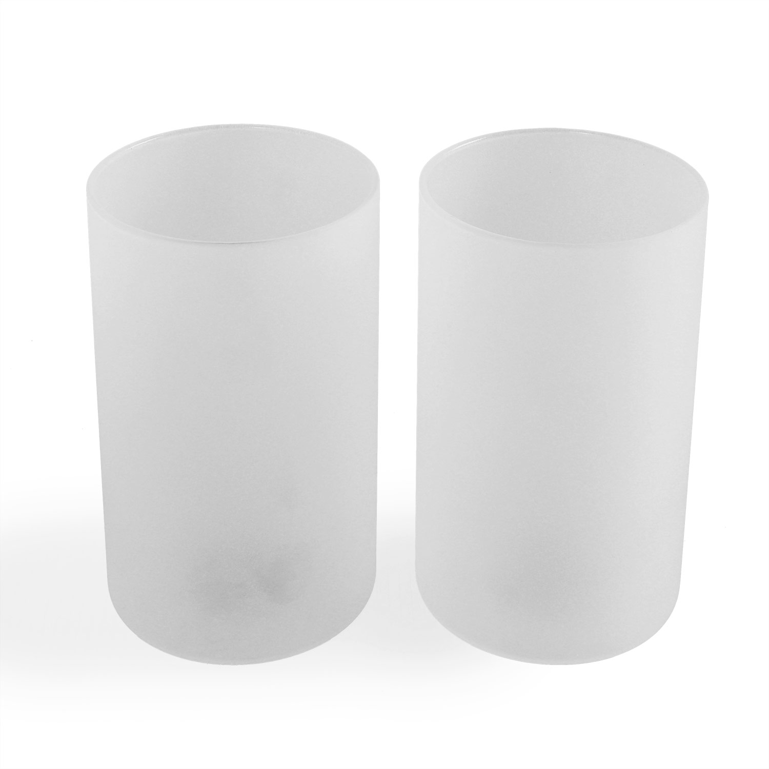 Anmytek 2 Pack Frosted Glass Lamp Shade, Accessory Glass Fixture ...