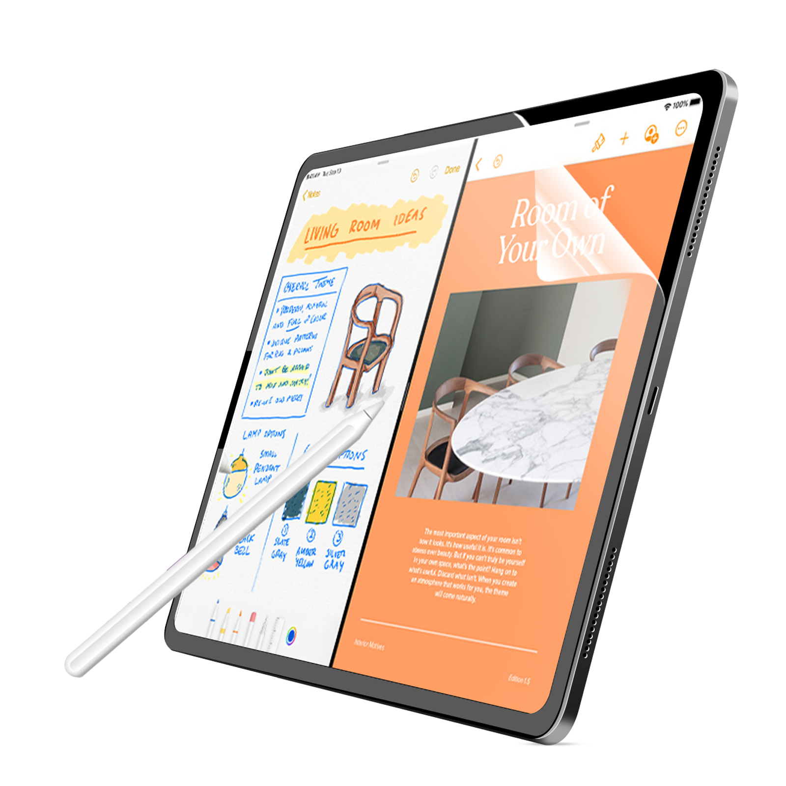 [2 PACK] Paper Screen Protector Compatible with iPad 11/iPad 10.2/iPad ...