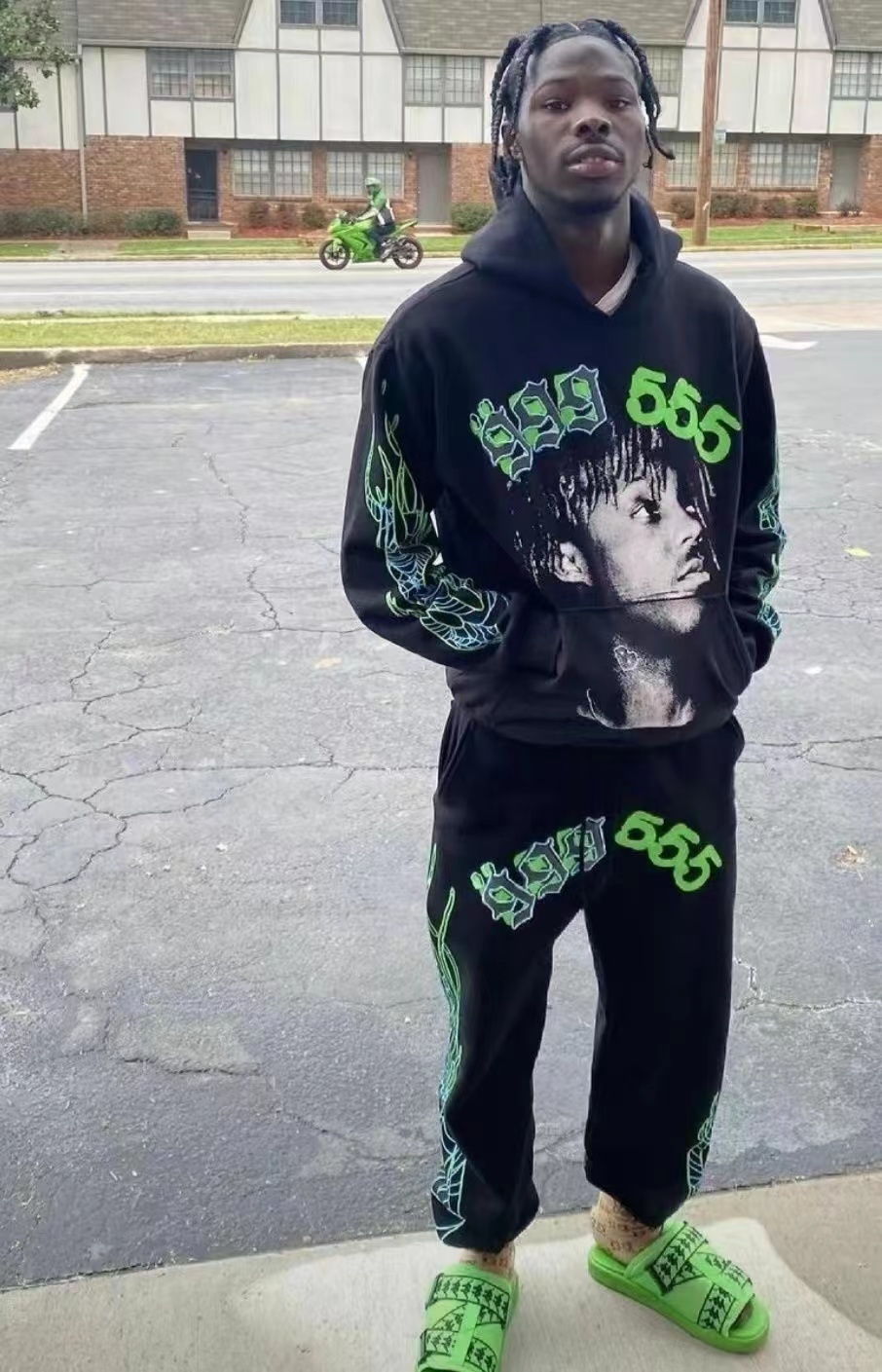 Sp5der Spider Worldwide Spider Human Hoodie Pants
