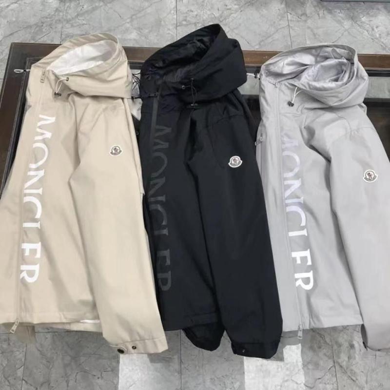 M0ncler vertical letters hooded jacket 3 colors