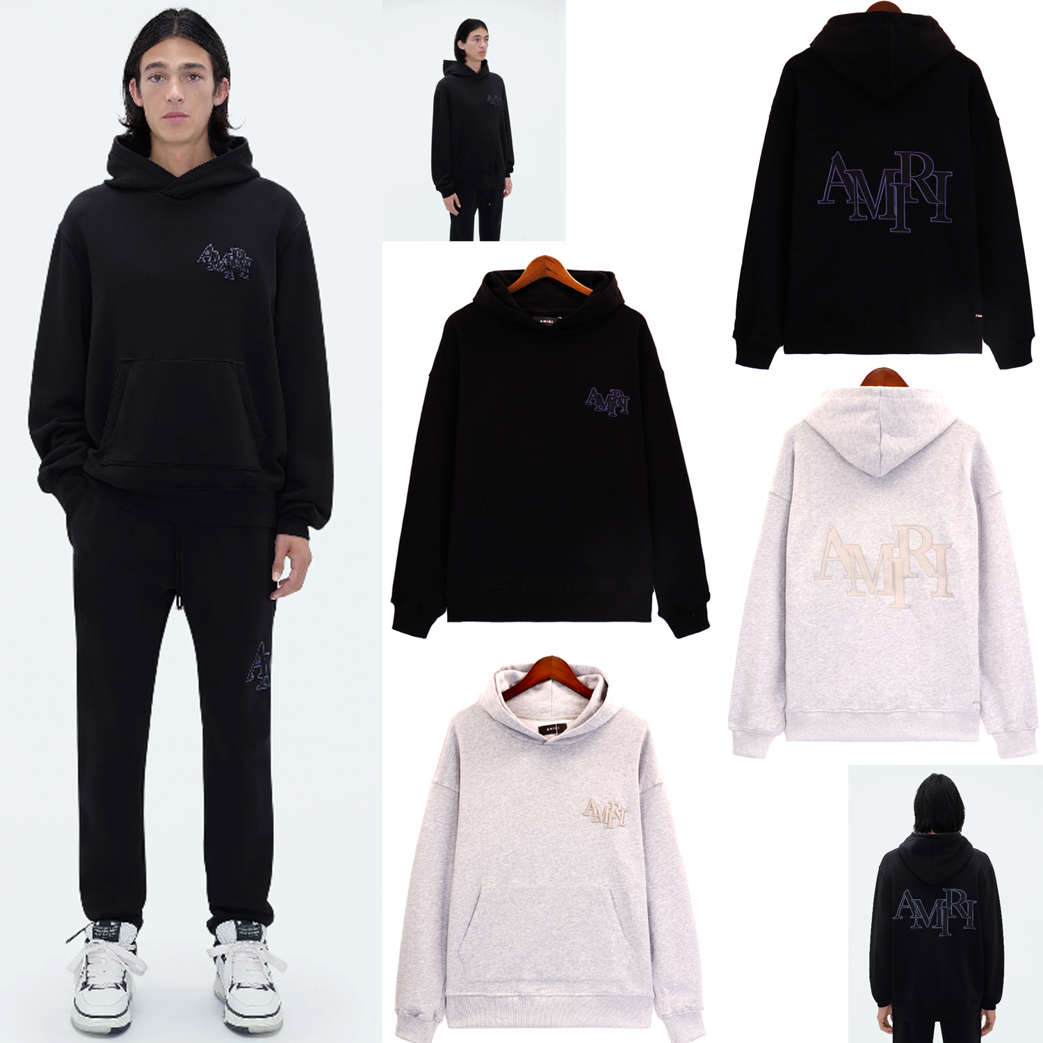 Amiri Embroidery Amiri Hoodie 2 Colors