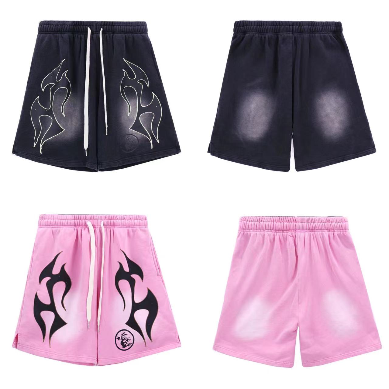 Hellstar Fire Logo Shorts