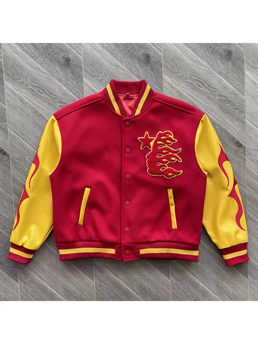 Hellstar Tiger Red Varsity Jacket