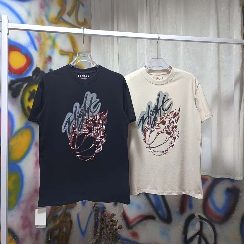 Travis Scott Flight Letters Tee Black Beige