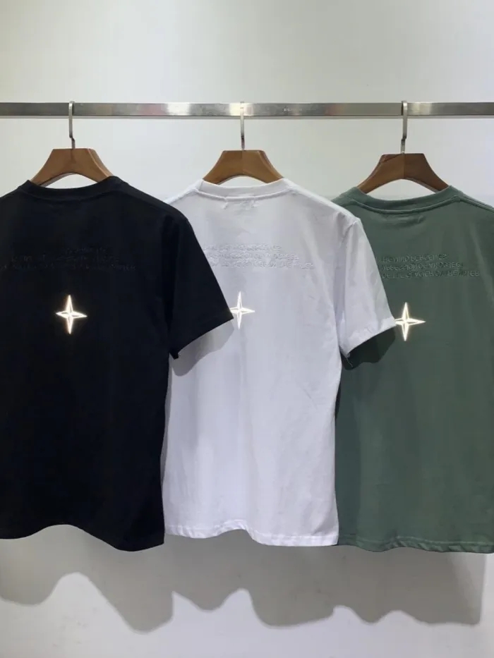 Monogrammed Embroidered 3M Reflective Print Tee 3 colors