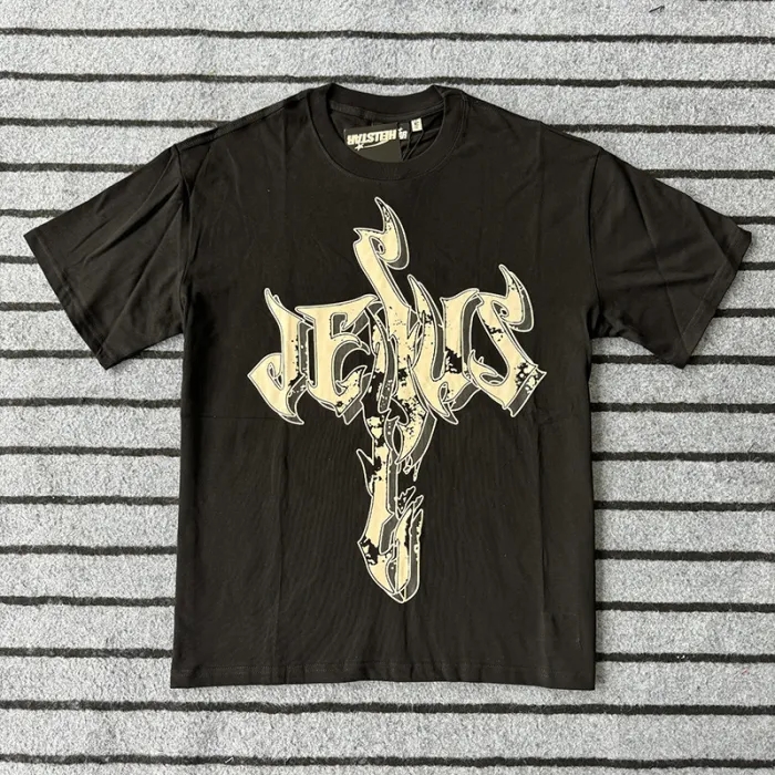 Hellstar Creative Letter Back Large Logo Time Printed Tee 2 colors