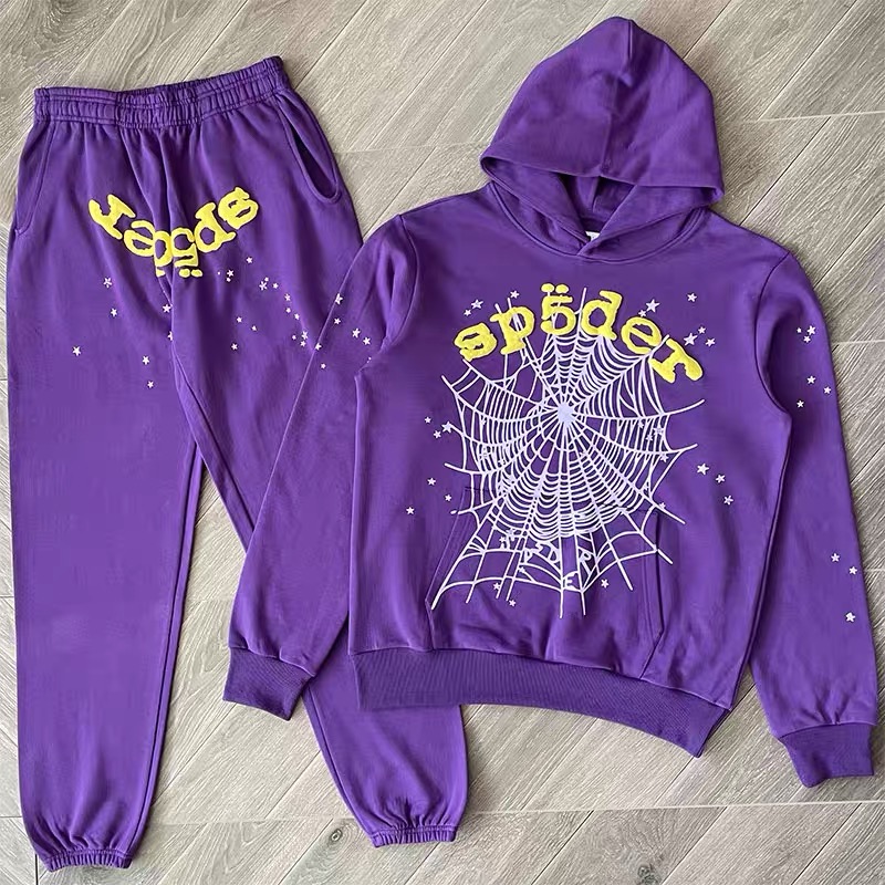 1:1 Version Sp5der Purple Set