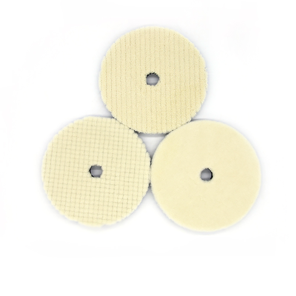Wool polishing pad