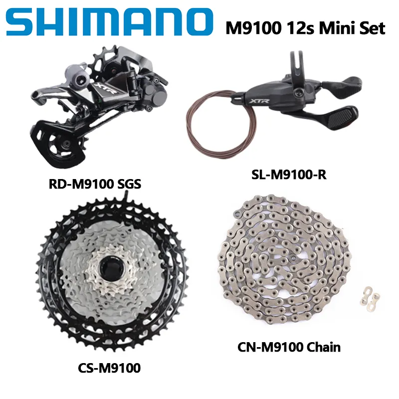 Shimano XTR M9100 Groupset 12 Speed Bike Bicycle Mtb Shifter Rear ...
