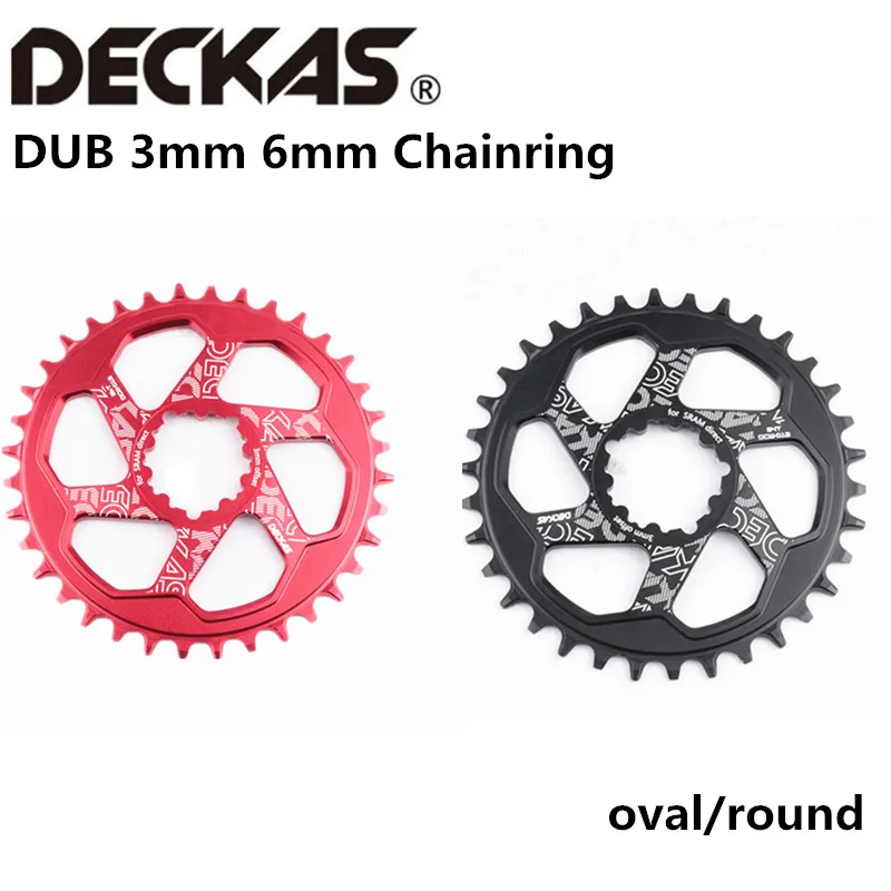 DECKAS DUB Crankset Bicycle Bike Crown Aluminum Alloy 3mm 6mm Offset ...
