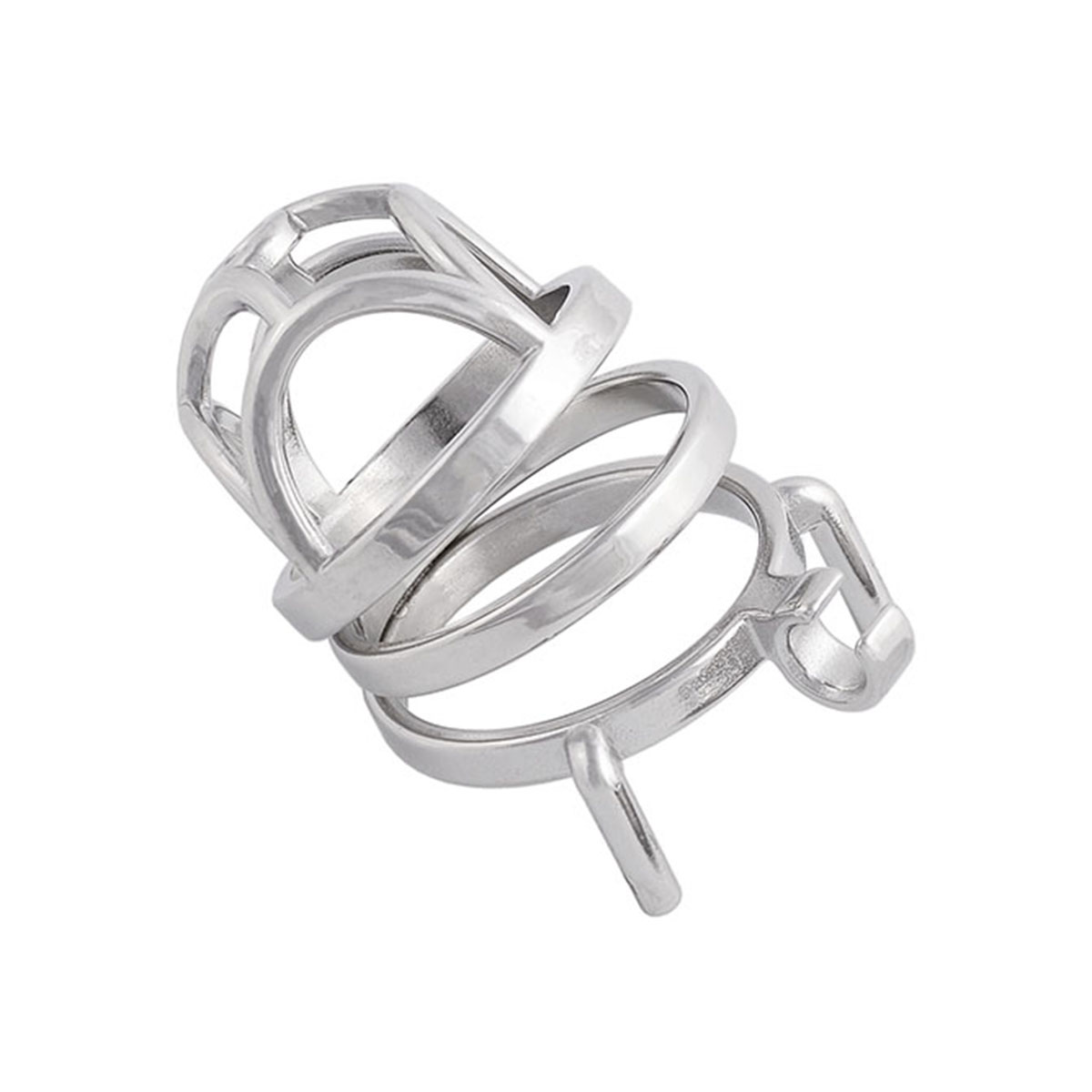 Male's Stainless Steel chastities Devices Lock cage Trainer Kit for Men ...