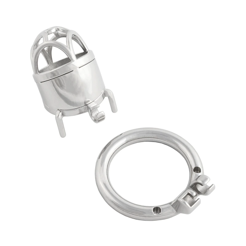 Men's Chasity Device Stainless Steel Male Chastity Cage Lock for The ...