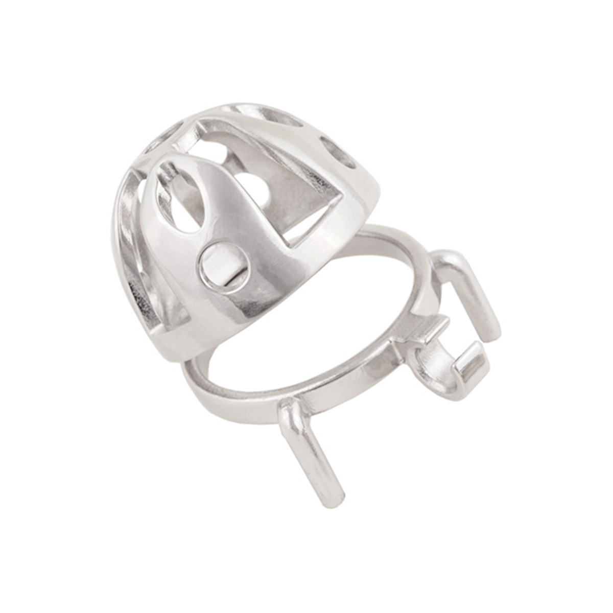 Male Cock Cage Adult Game Sex Toy Ergonomic Design Stainless Steel ...