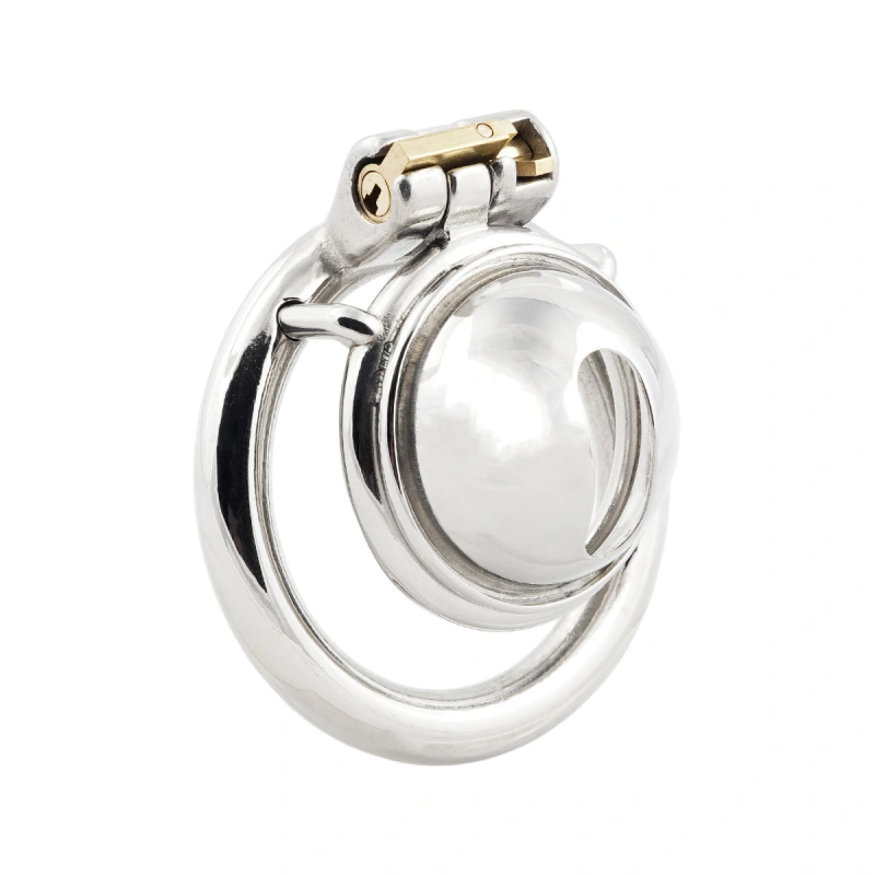 Chastity Device Short Stainless Steel Cock Cage Easy to Wear Male Game ...