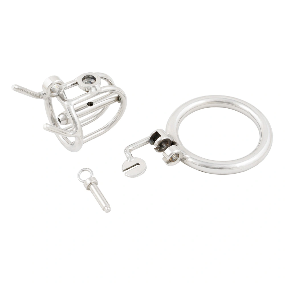 Ternence Male Chastity Device with Removable PA Puncture Closed Ring ...