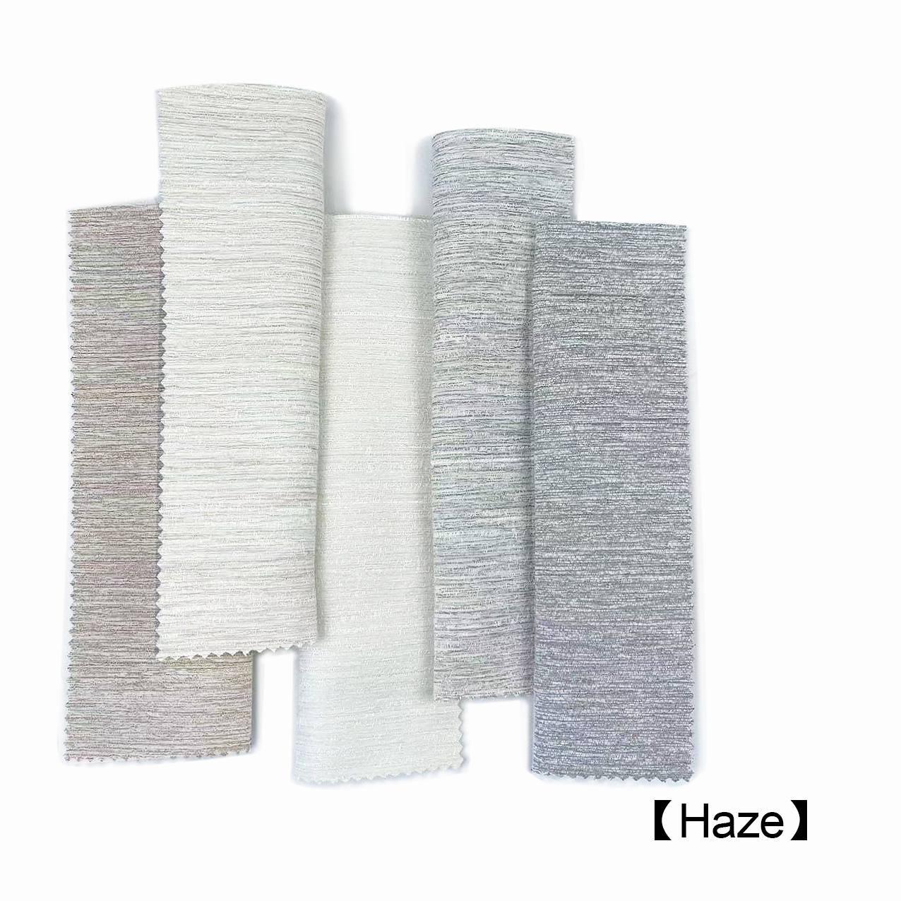 Haze Cordless Roman Shades & Drapery – Horizontal Texture & Soft Modern ...