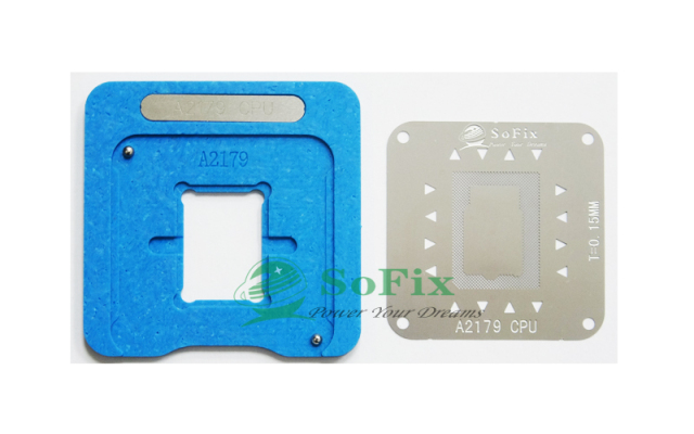 Inter/M1 CPU Reballing Jig with Stencil ,2013-2020 CPU BGA Reballing Kit