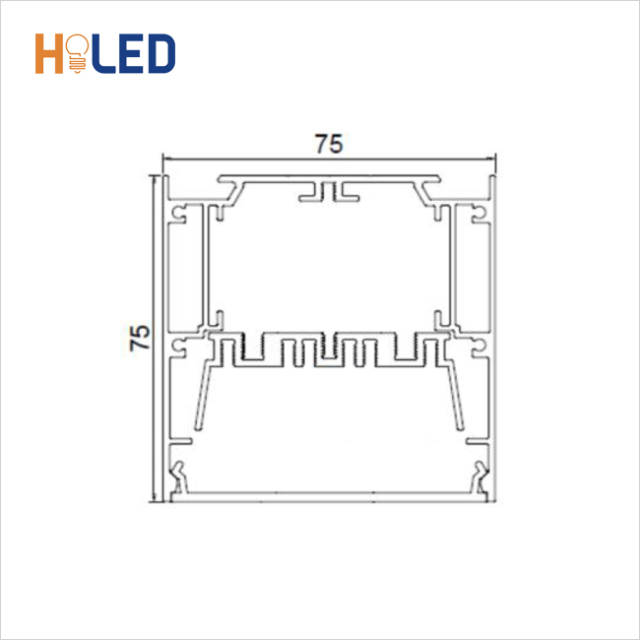 Ceiling surface mounted Linear lighting LS7575