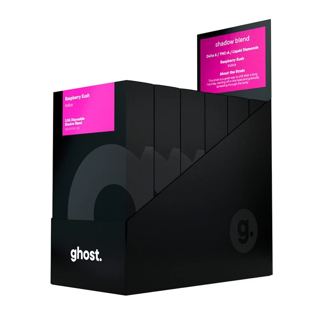 GHOST HEMP SHADOW BLEND DELTA 6 + THC-A + LIQUID DIAMONDS DISPOSABLE ...