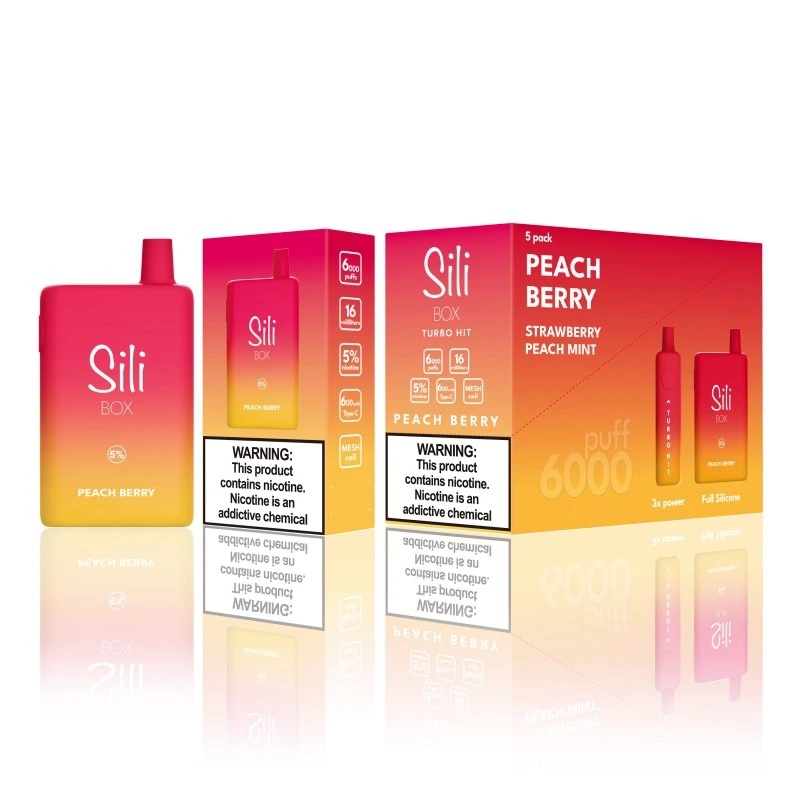 SILI BOX DISPOSABLE TURBO HIT 6000 PUFFS -MIXED FRUITS