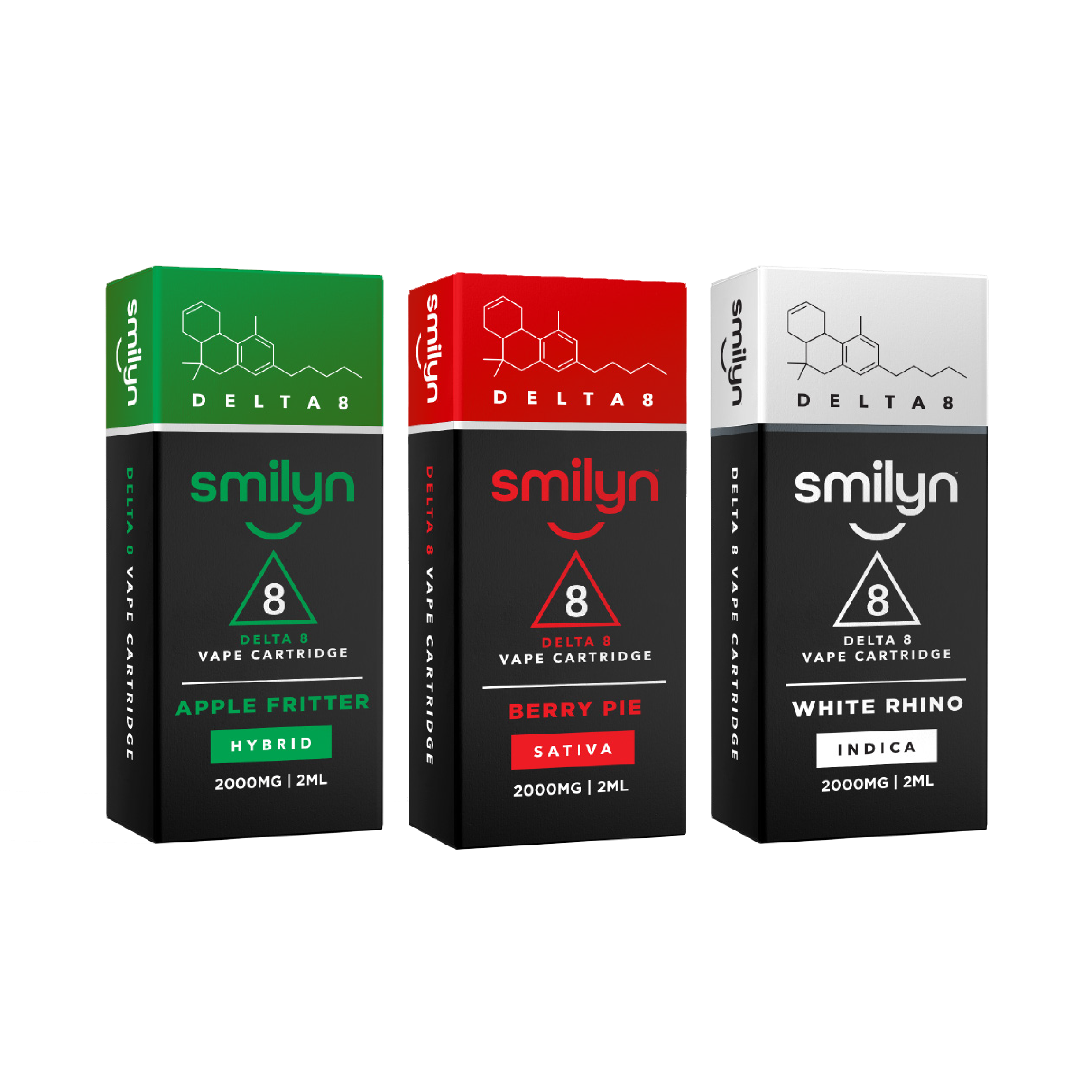 SMILYN INDICA DELTA 8 VAPE CARTRIDGES