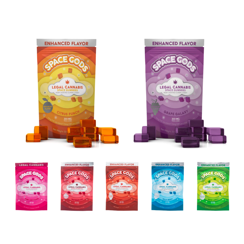 SPACE GODS DELTA 9 GUMMIES 300MG