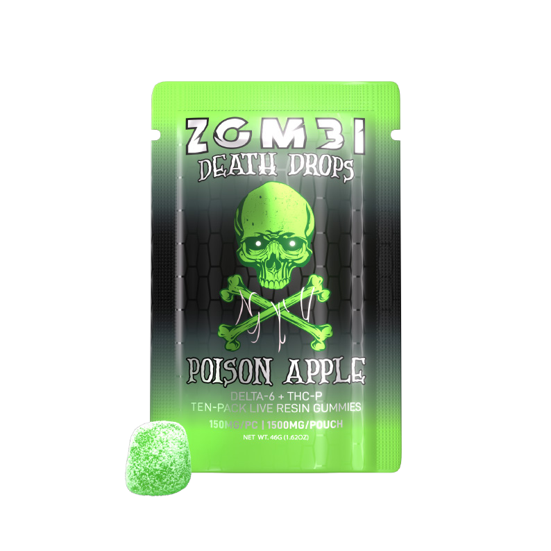 ZOMBI DEATH DROPS GUMMIES 150MG | 2CT