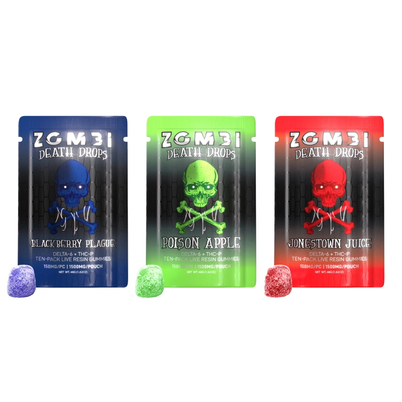 ZOMBI DEATH DROPS GUMMIES 150MG | 2CT