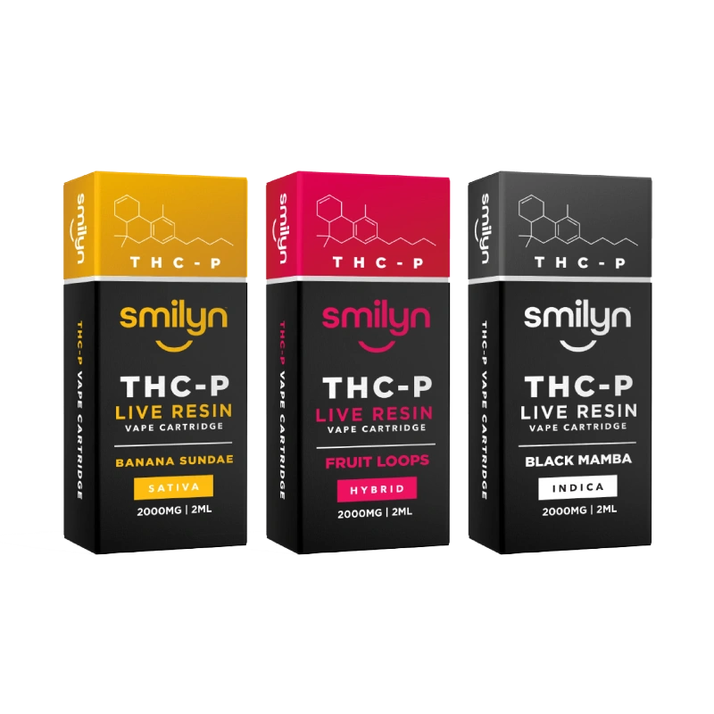 SMILYN DIAMOND DUST BLEND THC-P 2ML VAPE CARTRIDGES