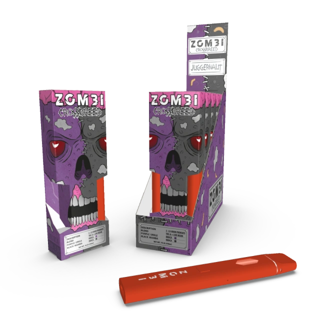 Zombi Crossbreed Juggernaut Live Resin THCA Disposable 2pk | SMOtopia
