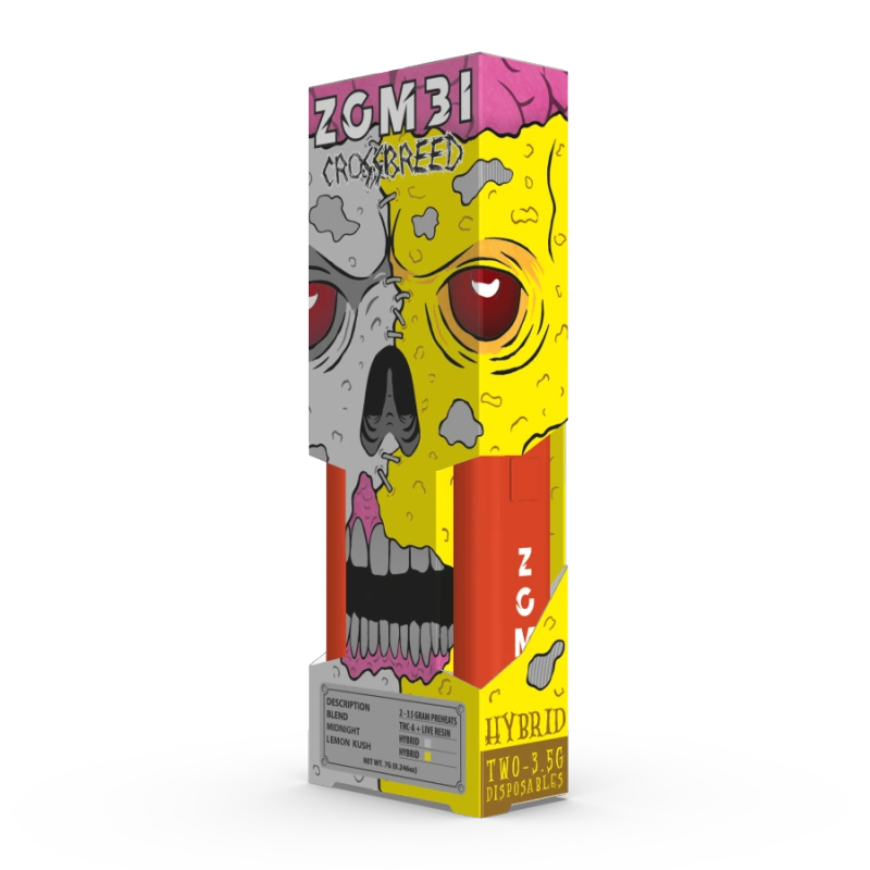 Zombi Crossbreed Juggernaut Live Resin THCA Disposable 2pk | SMOtopia