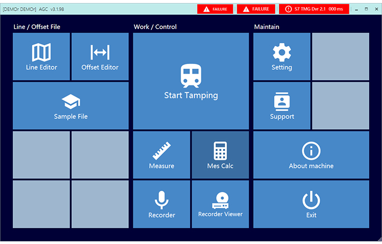 AGC Track Geometry Computer System（ALC）
