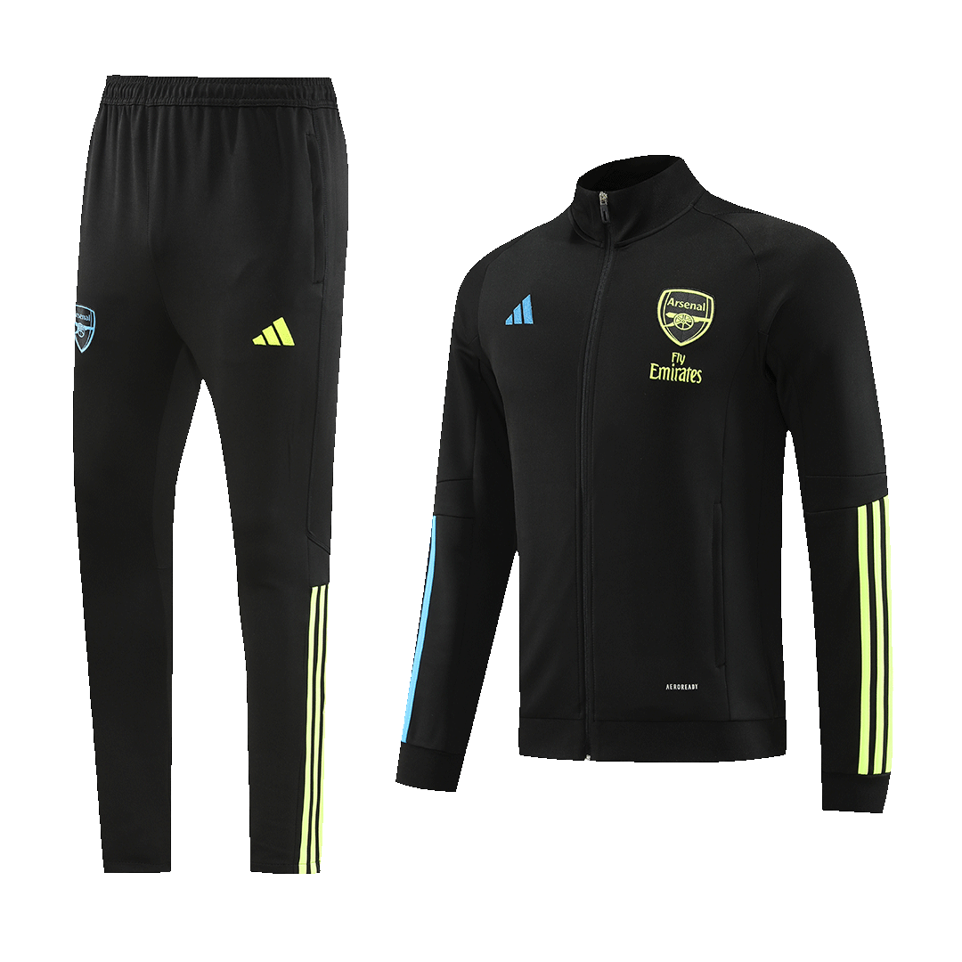 Arsenal Training Kit (Jacket+Pants) Black 2023/24,Tracksuits