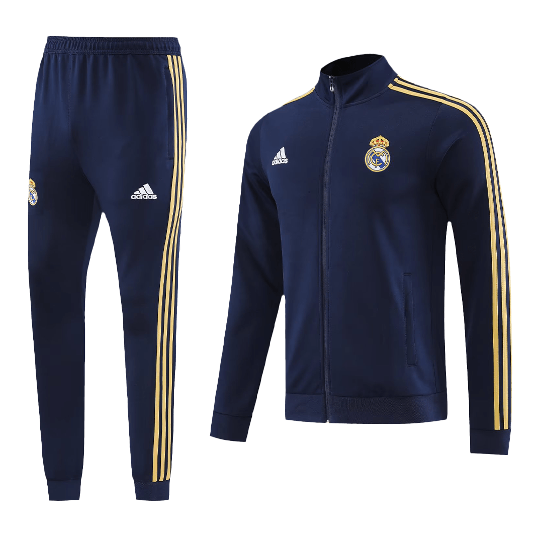 Real Madrid Training Kit Jacket+Pants Black 2023/24,Tracksuits