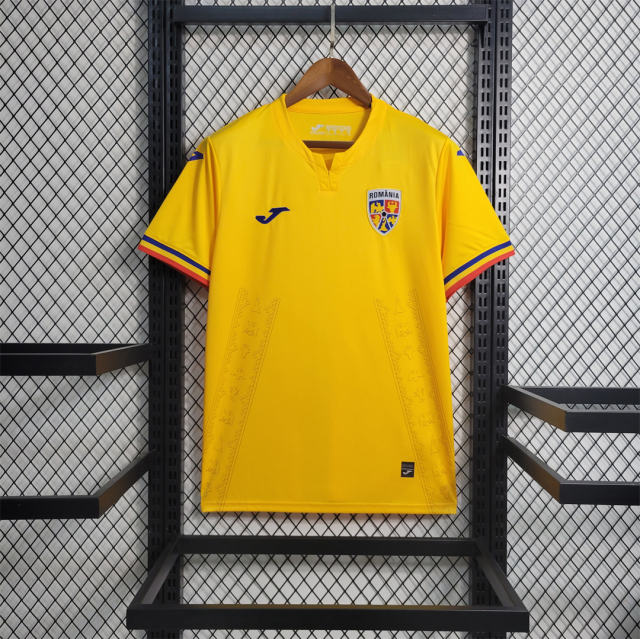 2024 Romania Euro Cup Home Football Jersey
