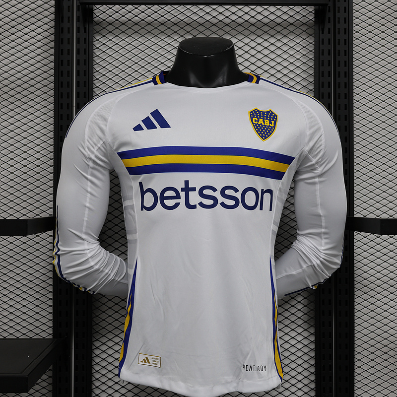 24-25 Boca Juniors Away Jersey Long Sleeve Player Version