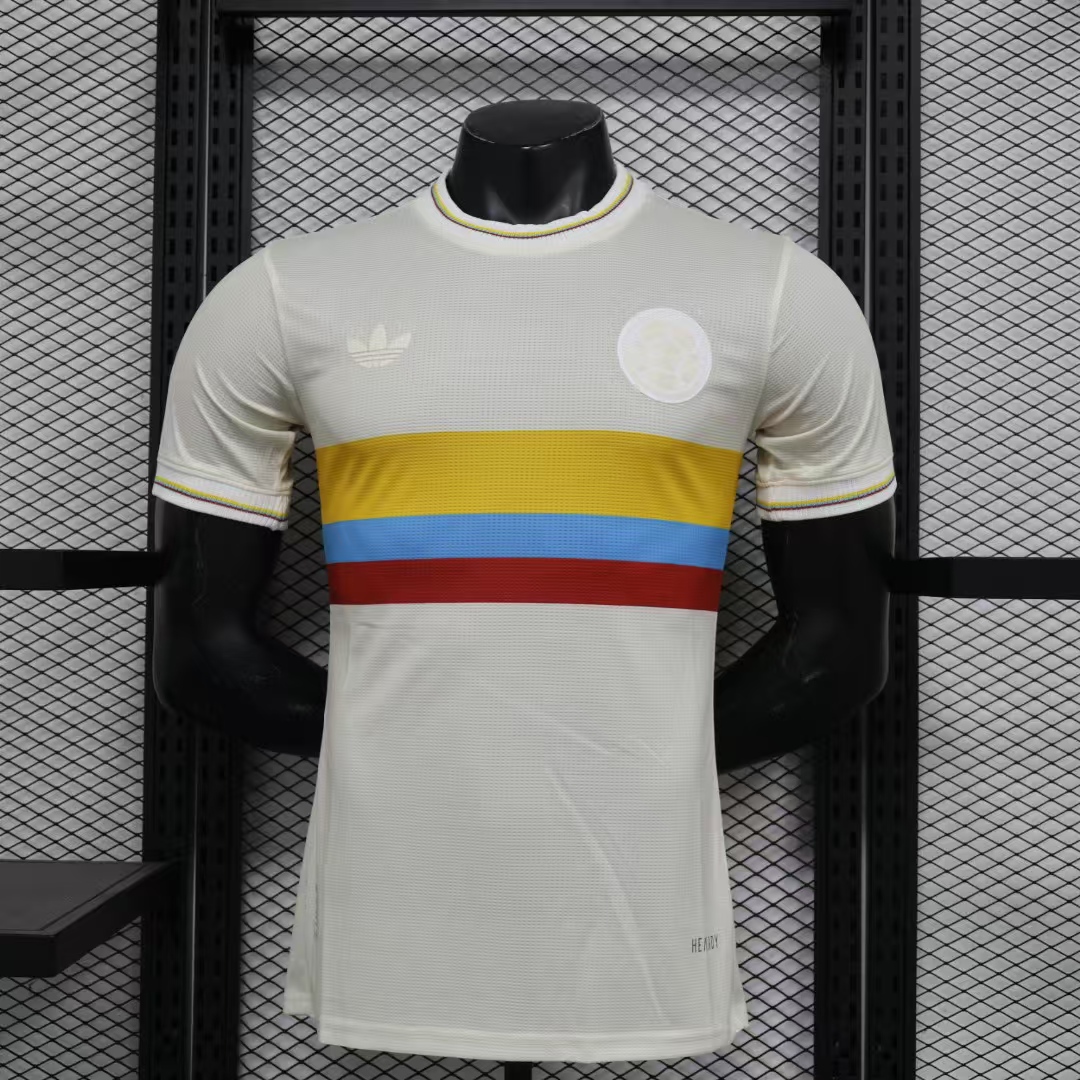 2024 Colombia 100th White Anniversary Jersey Player Version