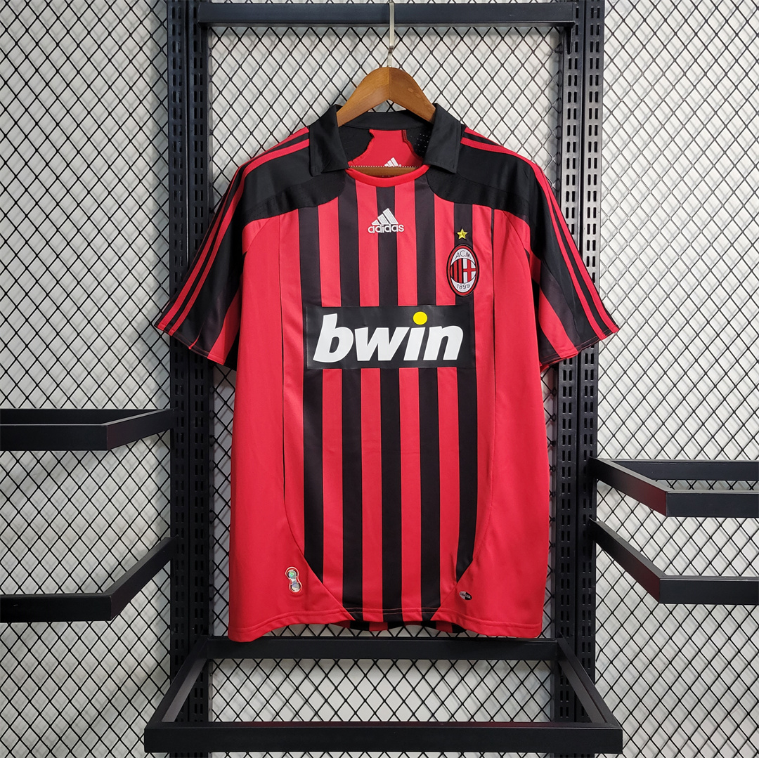 2007-08 AC Milan Retro Jersey Home