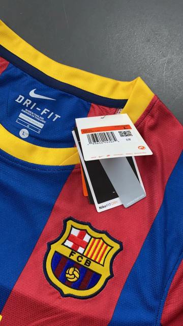 10-11 Barcelona Home Retro Jersey Player Editon