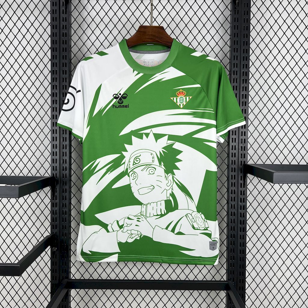 25-26 Real Betis x Naruto Special Edition Kit Football T-Shirt