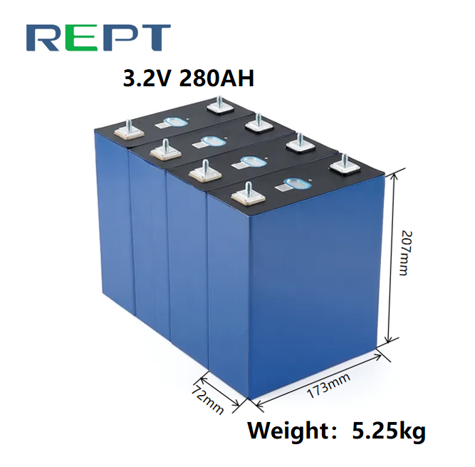 REPT 3.2V 280Ah lifepo4 prismatic battery rechargeable 280ah battery ...