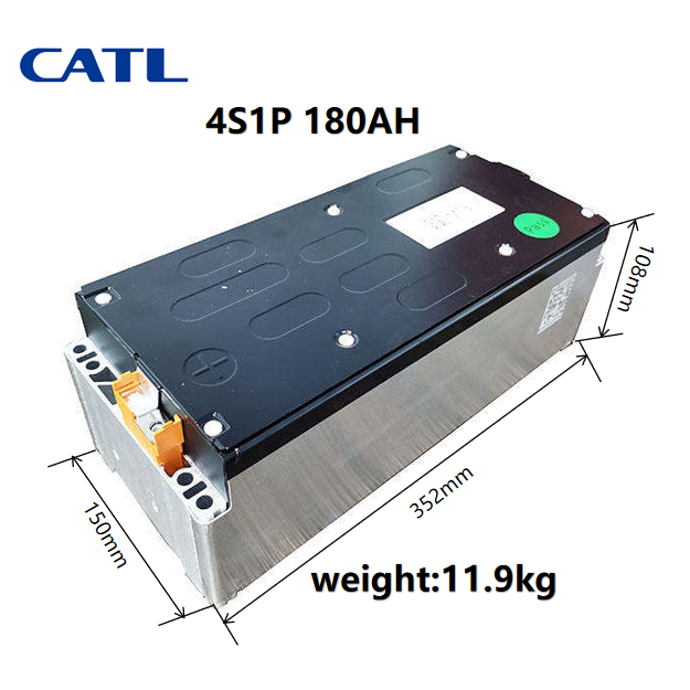 63.9Kwh CATL 14.8V 180ah 4S1P NMC Rechargeable Lithium Ion Battery ...