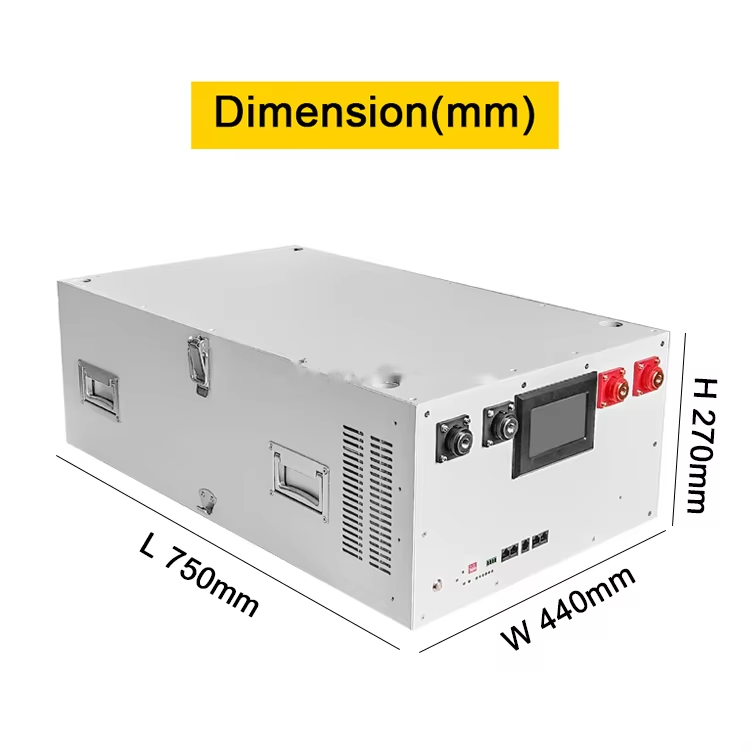48V 16S 51.2v Server Rack DIY Unit BOX Built-in JK BMS Inverter 2A ...